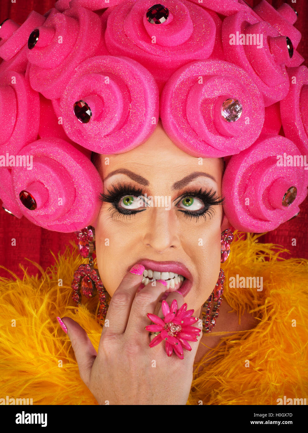 Man in drag hi-res stock photography and images - Alamy