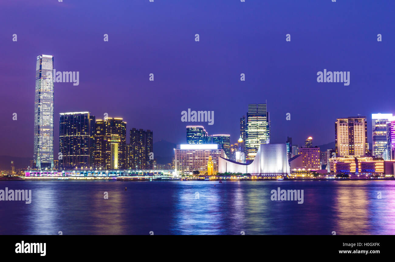 Kowloon skyline in Hong Kong Stock Photo - Alamy
