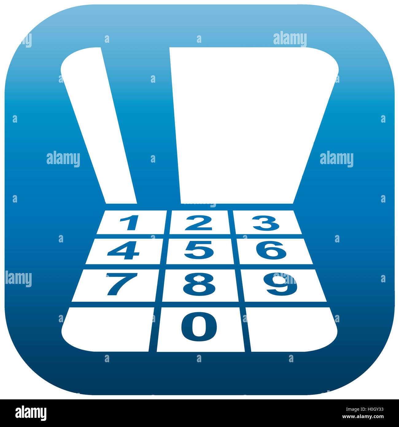 Icon magnetcard cash dispenser Stock Photo - Alamy