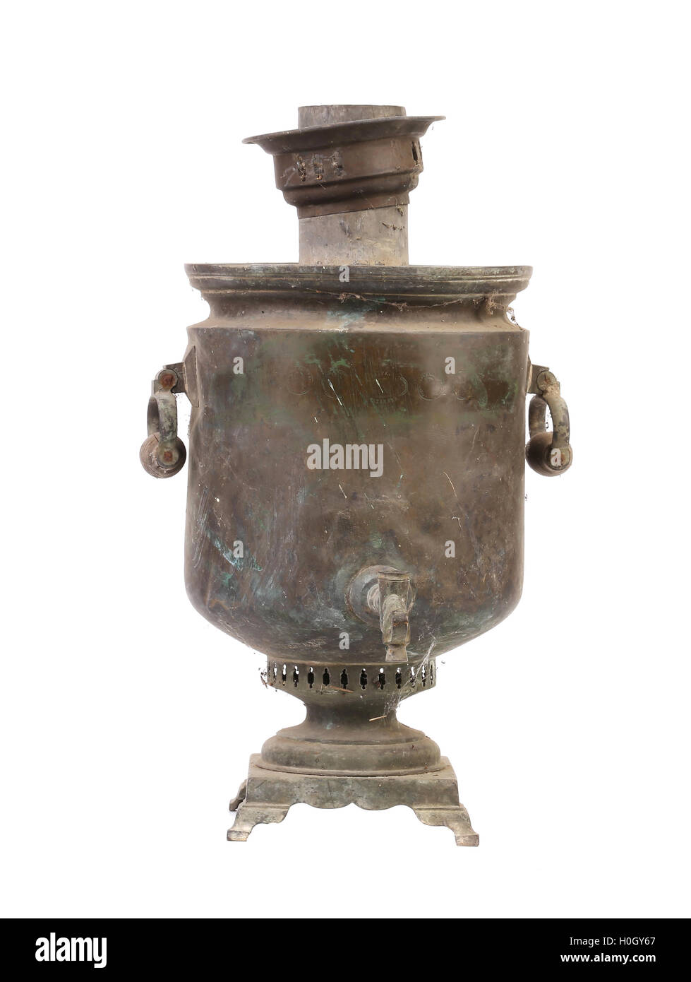 Old vintage samovar Stock Photo - Alamy