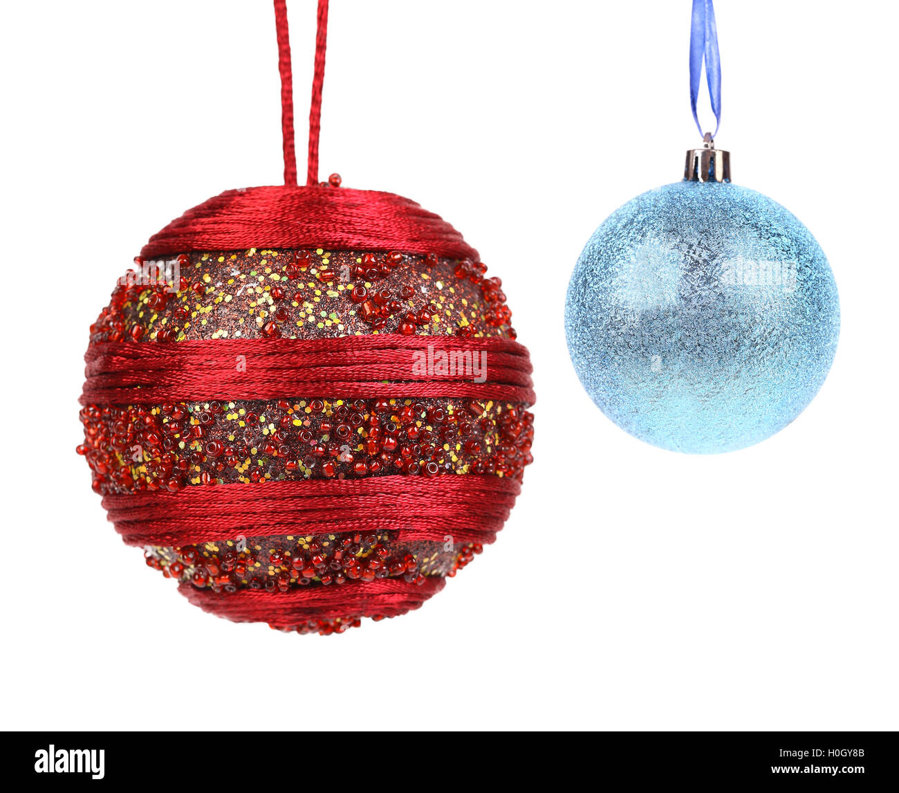 Two golden balls hang hi-res stock photography and images - Alamy