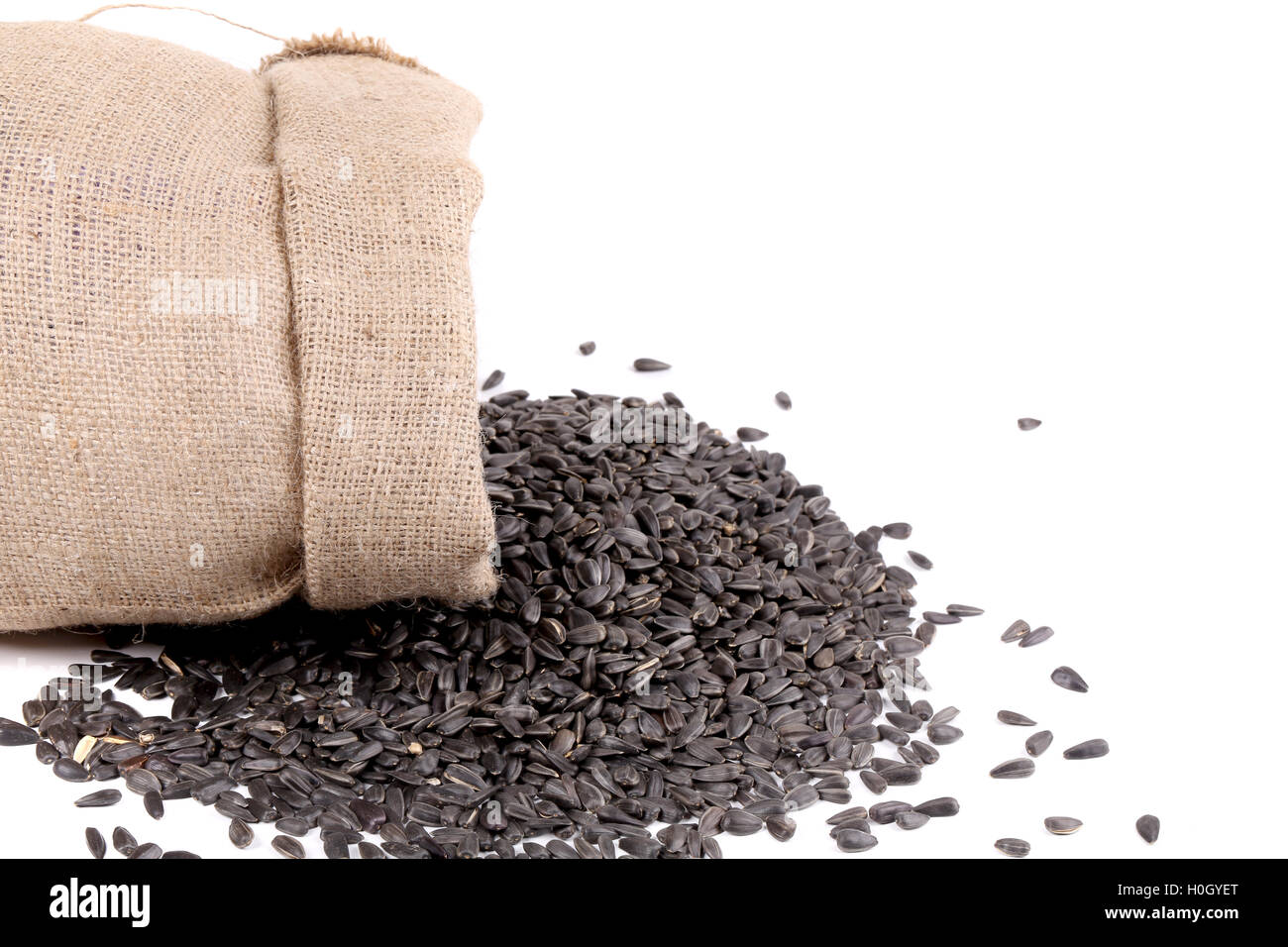 Sack of sunflower seeds hi-res stock photography and images - Alamy