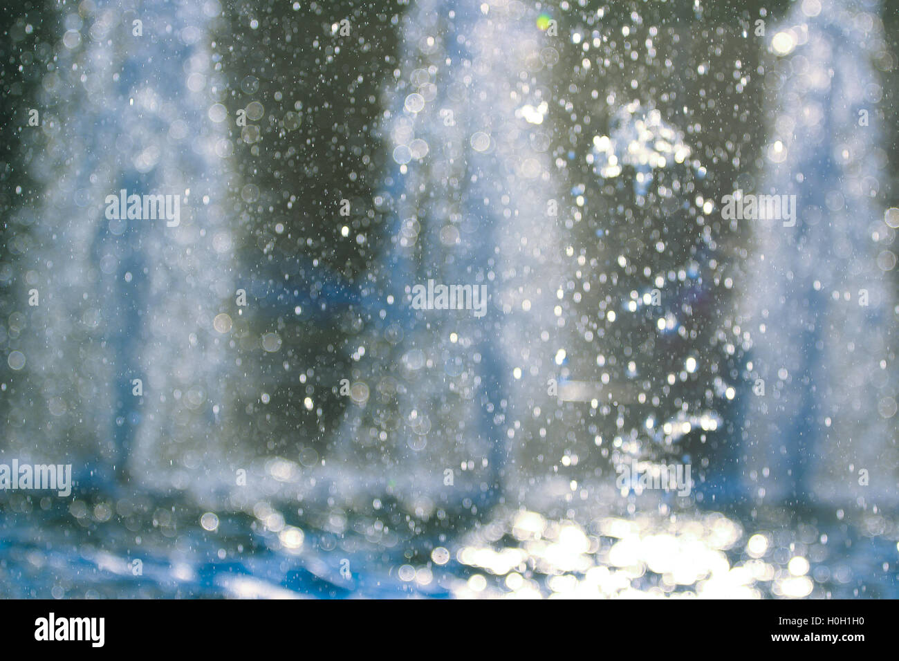 The gush of water of a fountain Stock Photo - Alamy