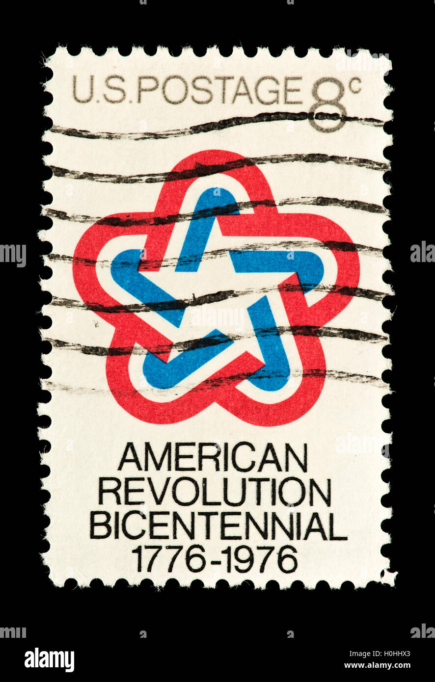 Postage stamp from the United States, with the symbol for the ...