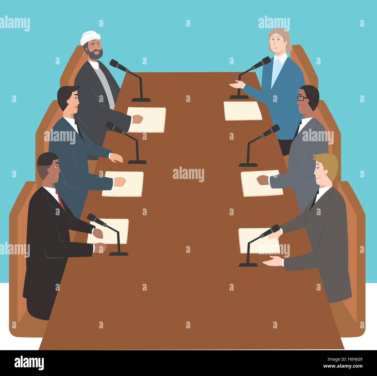 a summit conference Stock Vector Image & Art - Alamy
