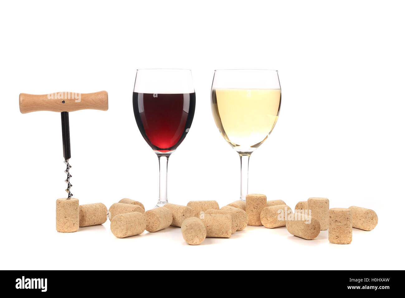 Two wine glasses composition Stock Photo - Alamy