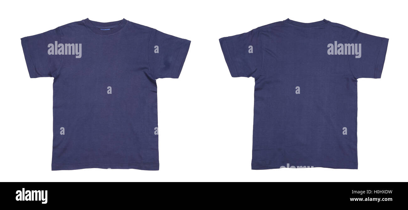 Men's blue T-shirt Stock Photo - Alamy