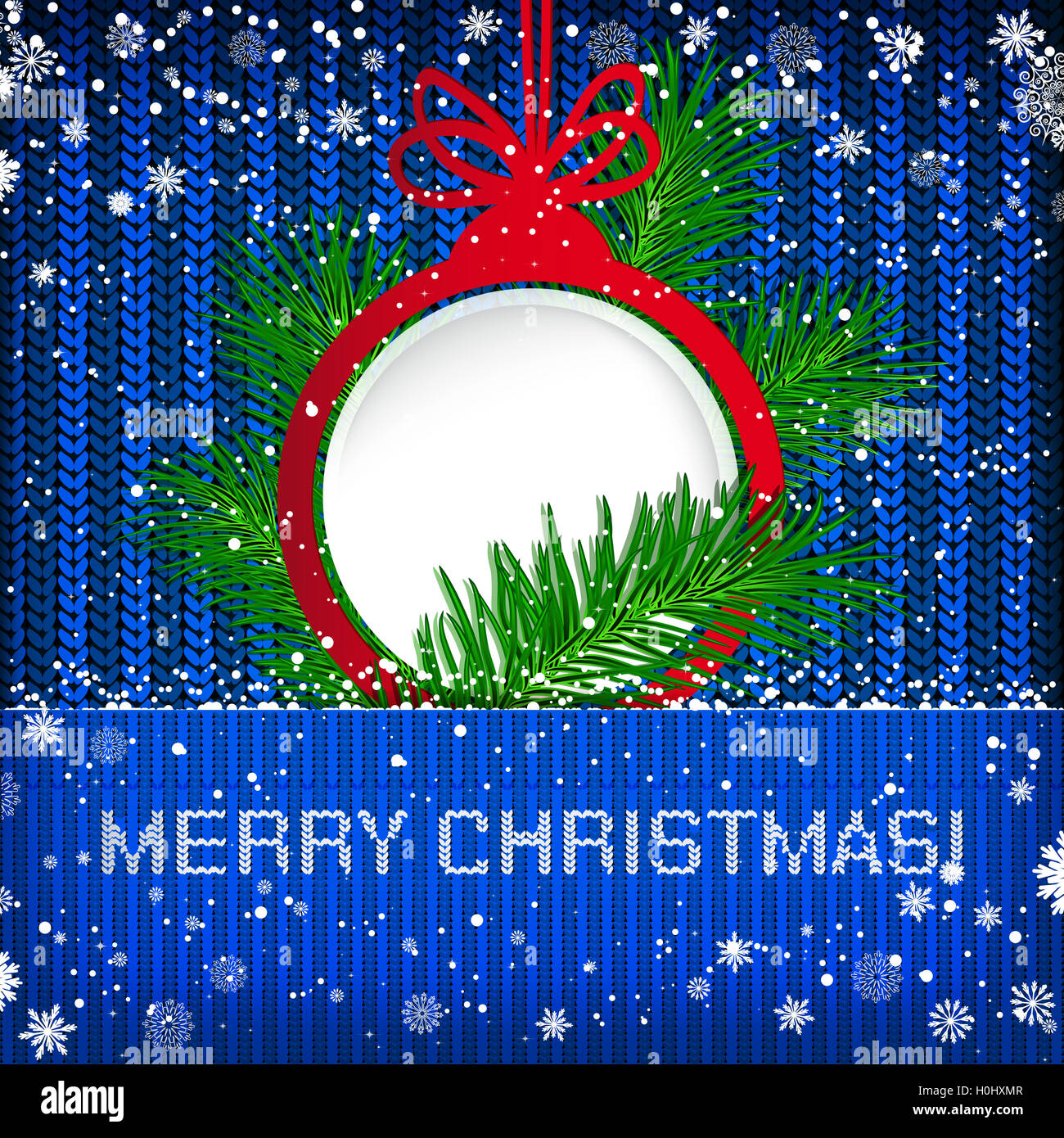 Christmas knitted background Stock Photo - Alamy