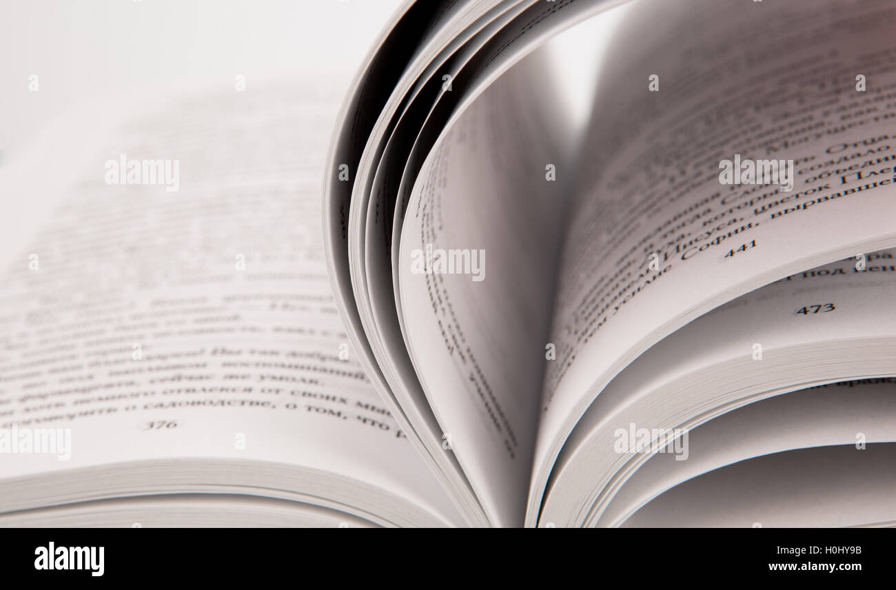 Pages of the book Stock Photo - Alamy