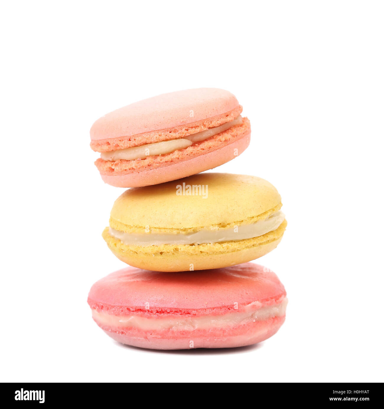 Stack of various macarons Stock Photo - Alamy