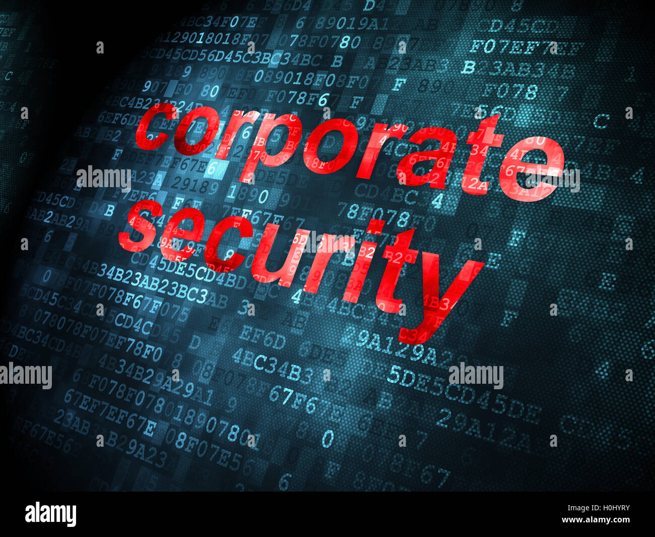 Security concept: Corporate Security on digital background Stock Photo ...
