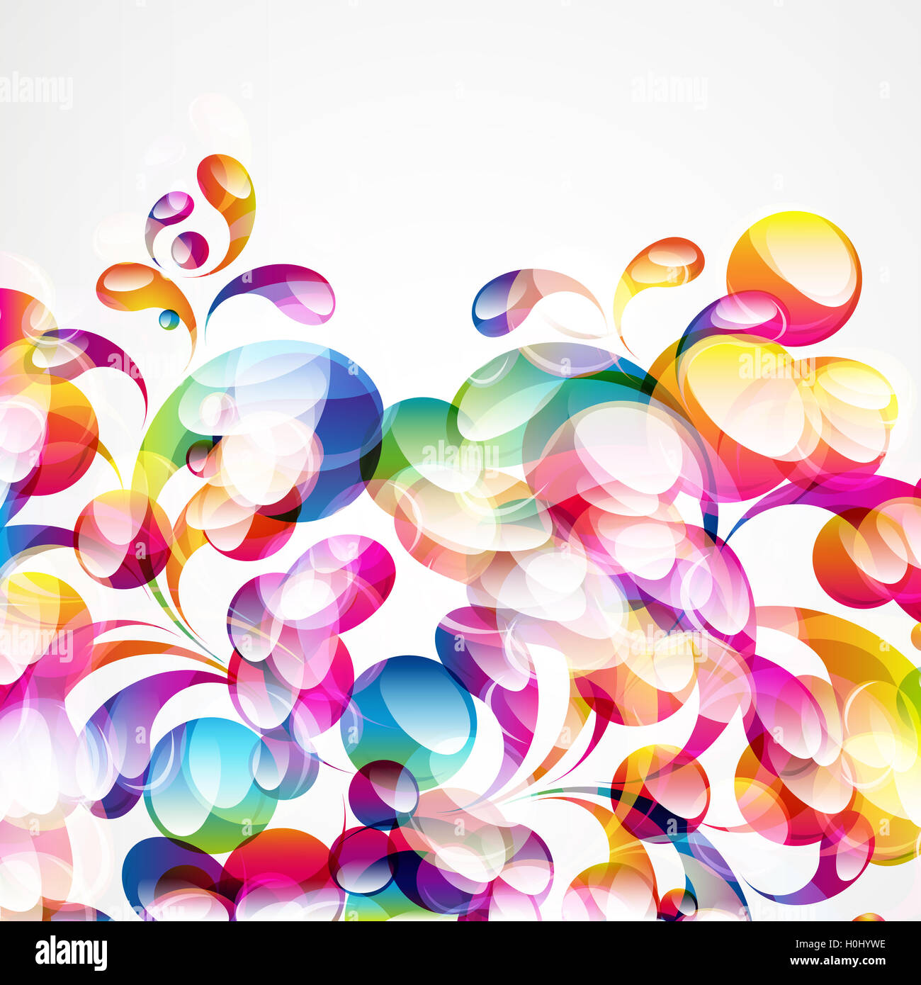 Abstract colorful arc-drop background. Vector Stock Photo - Alamy