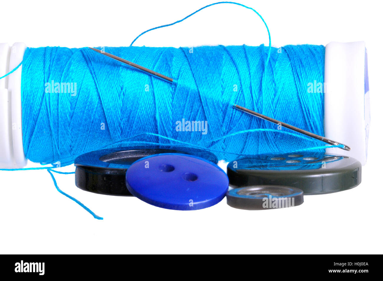 Needle and Thread Stock Photo - Alamy