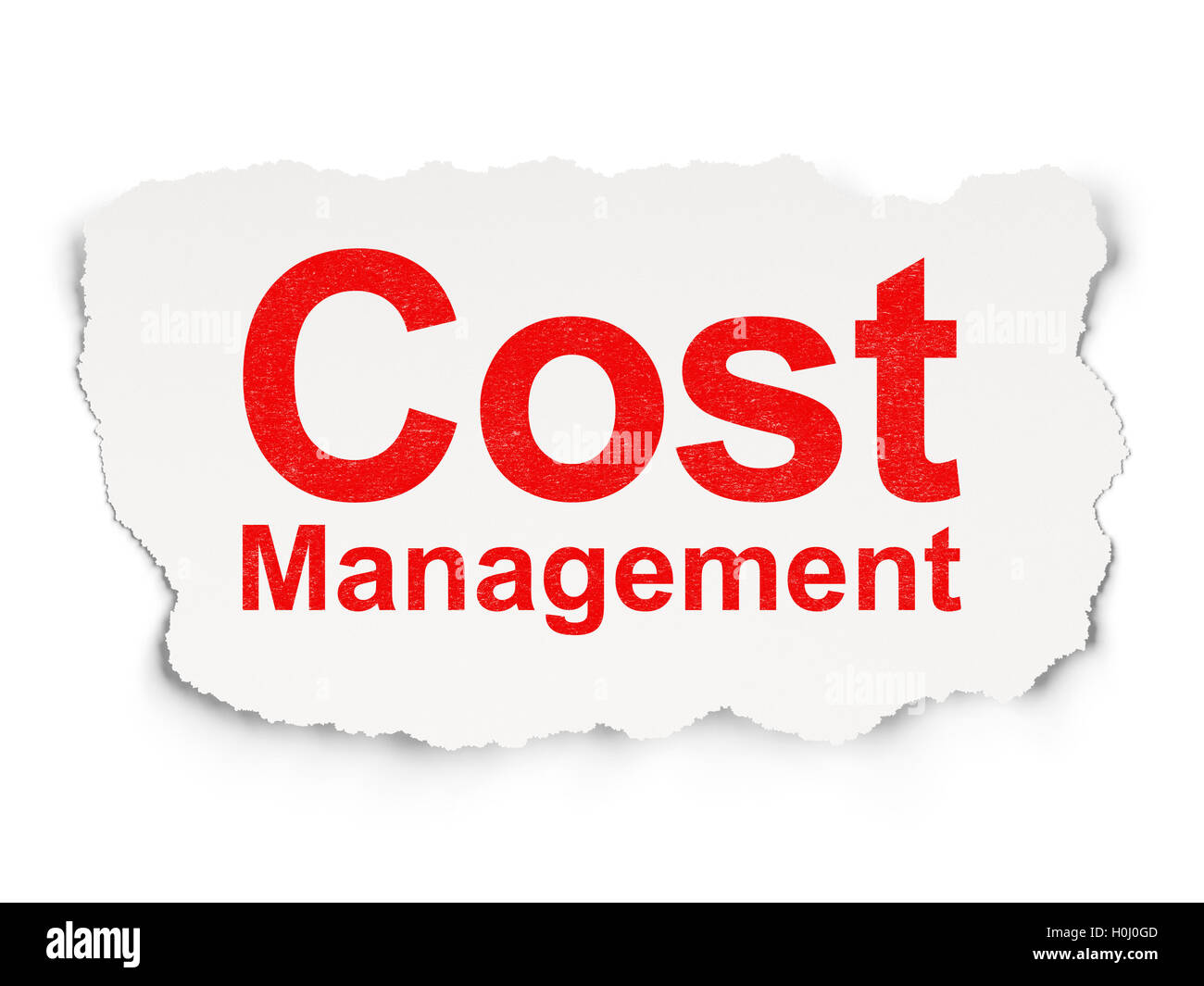 Finance concept: Cost Management on Paper background Stock Photo - Alamy