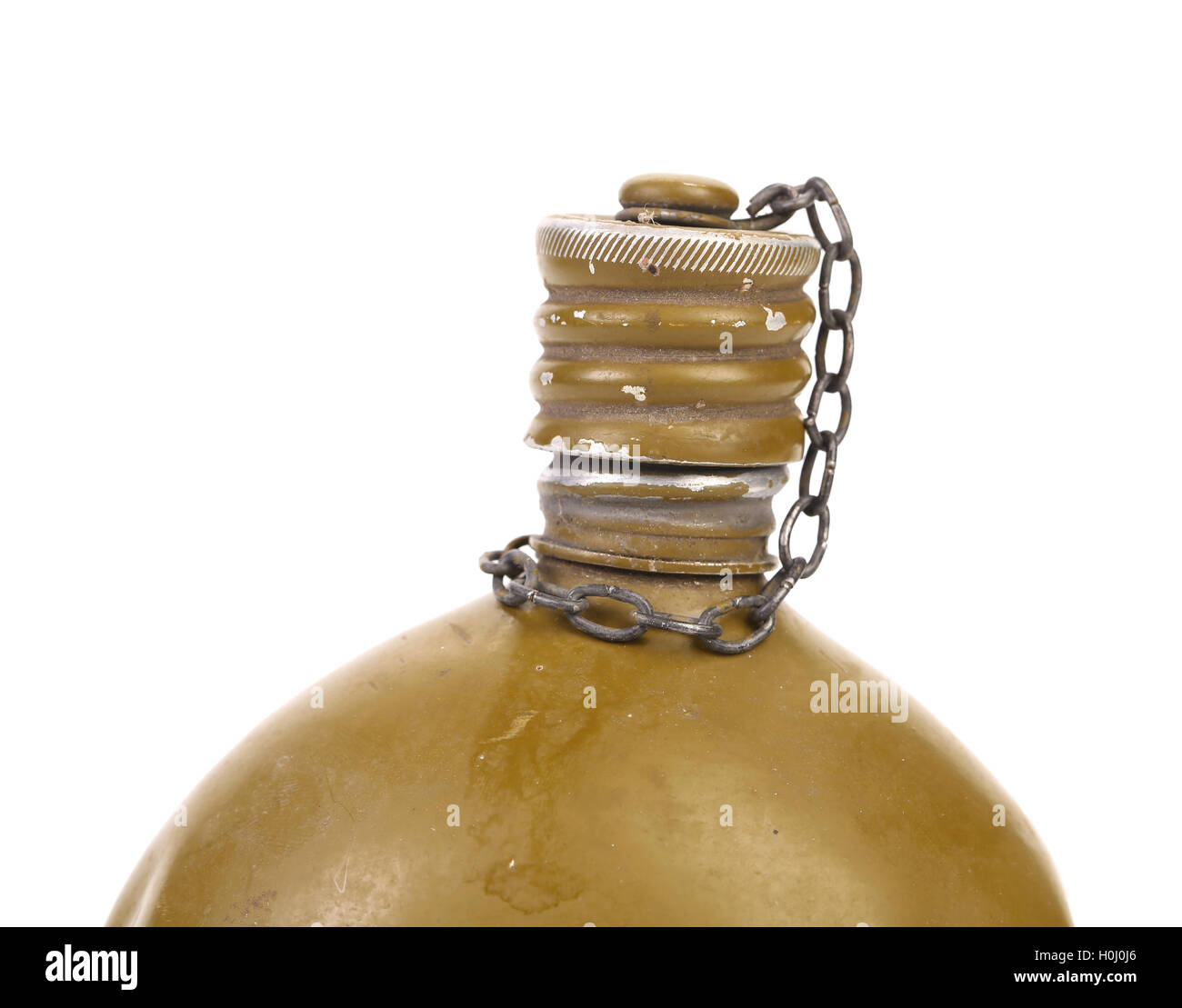 Vintage world war army canteen hi-res stock photography and images - Alamy