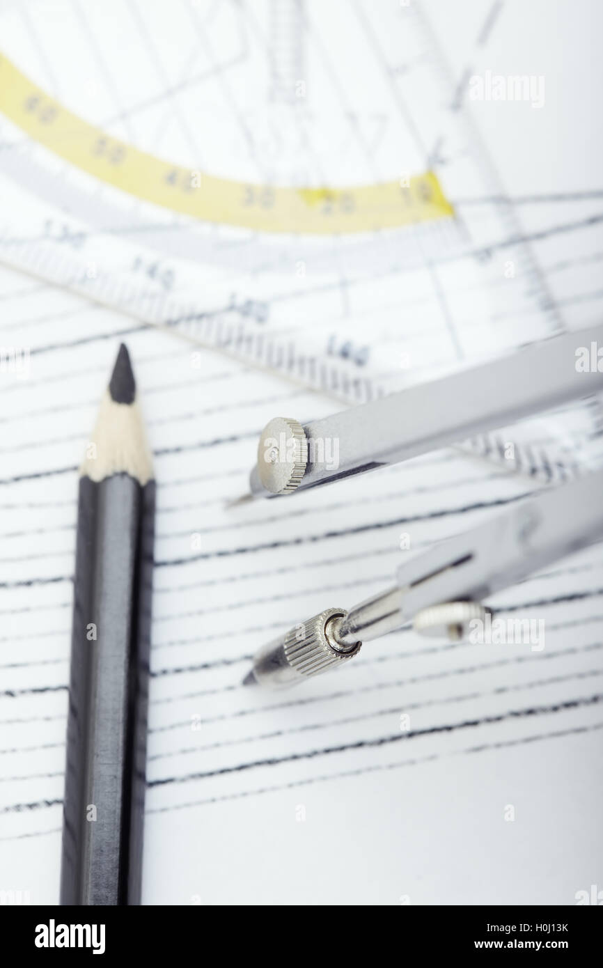 Engineering technical drawing graphics hi-res stock photography and ...