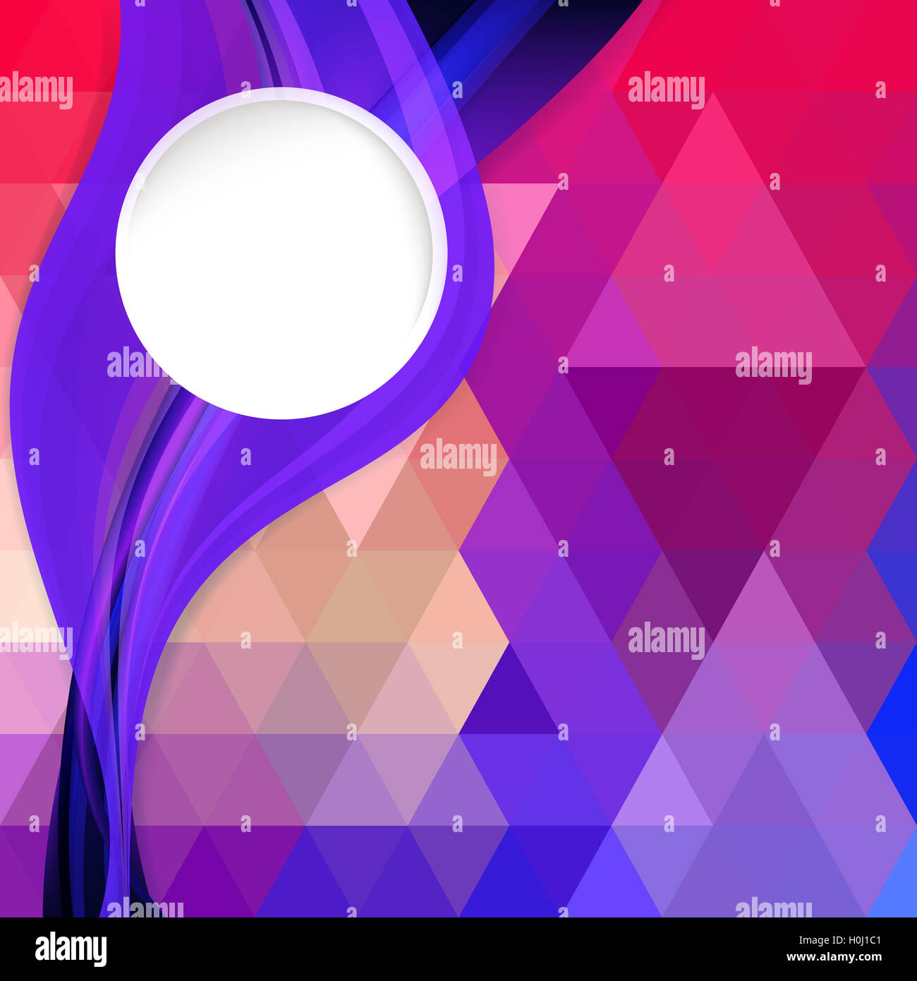 Abstract colorful triangle pattern background. Vector Stock Photo - Alamy