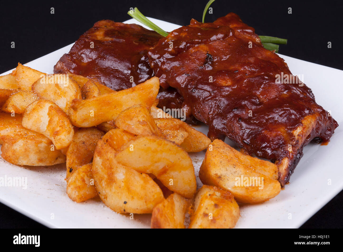 Mouthwatering beef ribs hi-res stock photography and images - Alamy