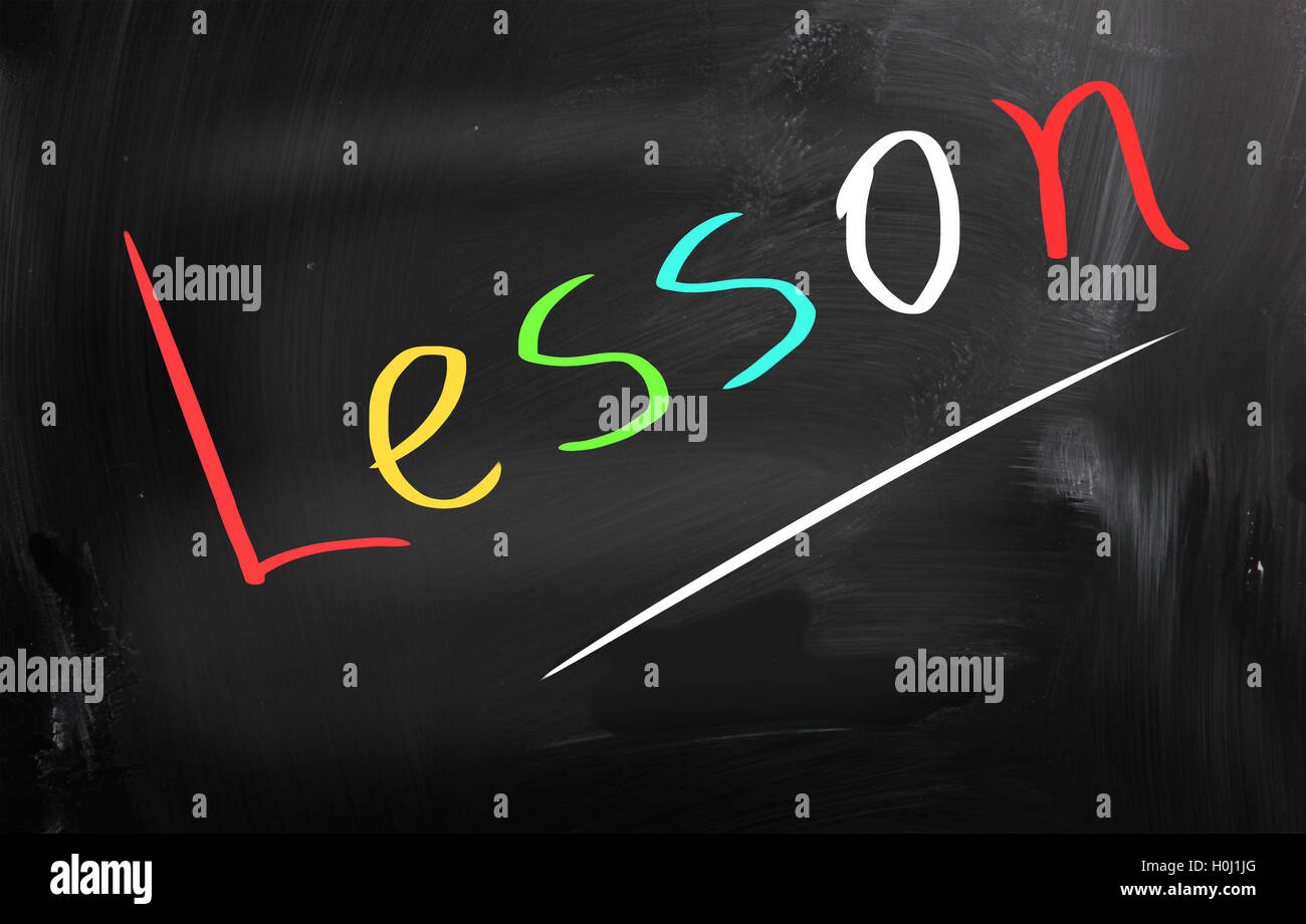 Lesson concept hi-res stock photography and images - Alamy