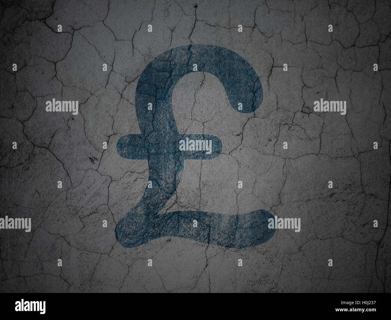 Currency concept: Pound on grunge wall background Stock Photo - Alamy