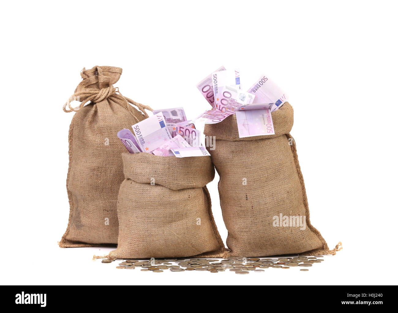 Sacks full of paper Cut Out Stock Images & Pictures - Alamy