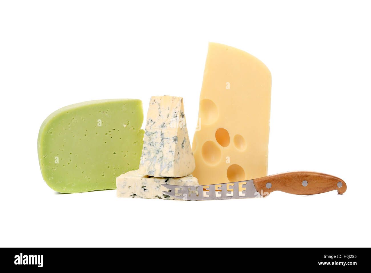 Various types of cheese composition Stock Photo - Alamy