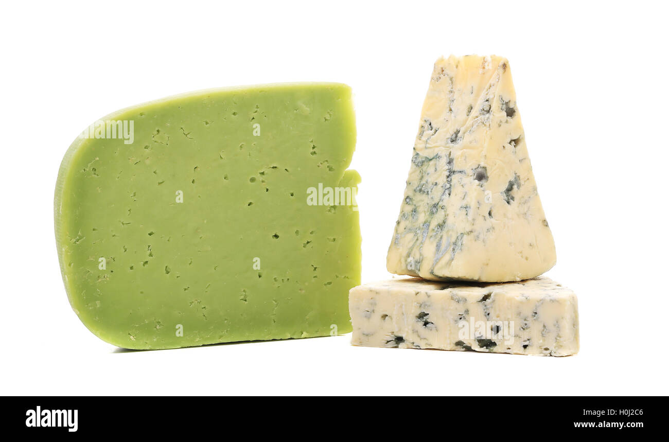Wasabi cheese and blue Stock Photo - Alamy
