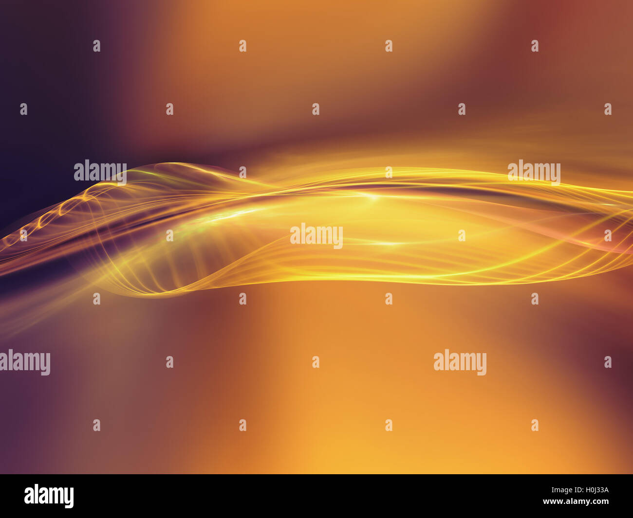 Advance of Fractal Waves Stock Photo - Alamy
