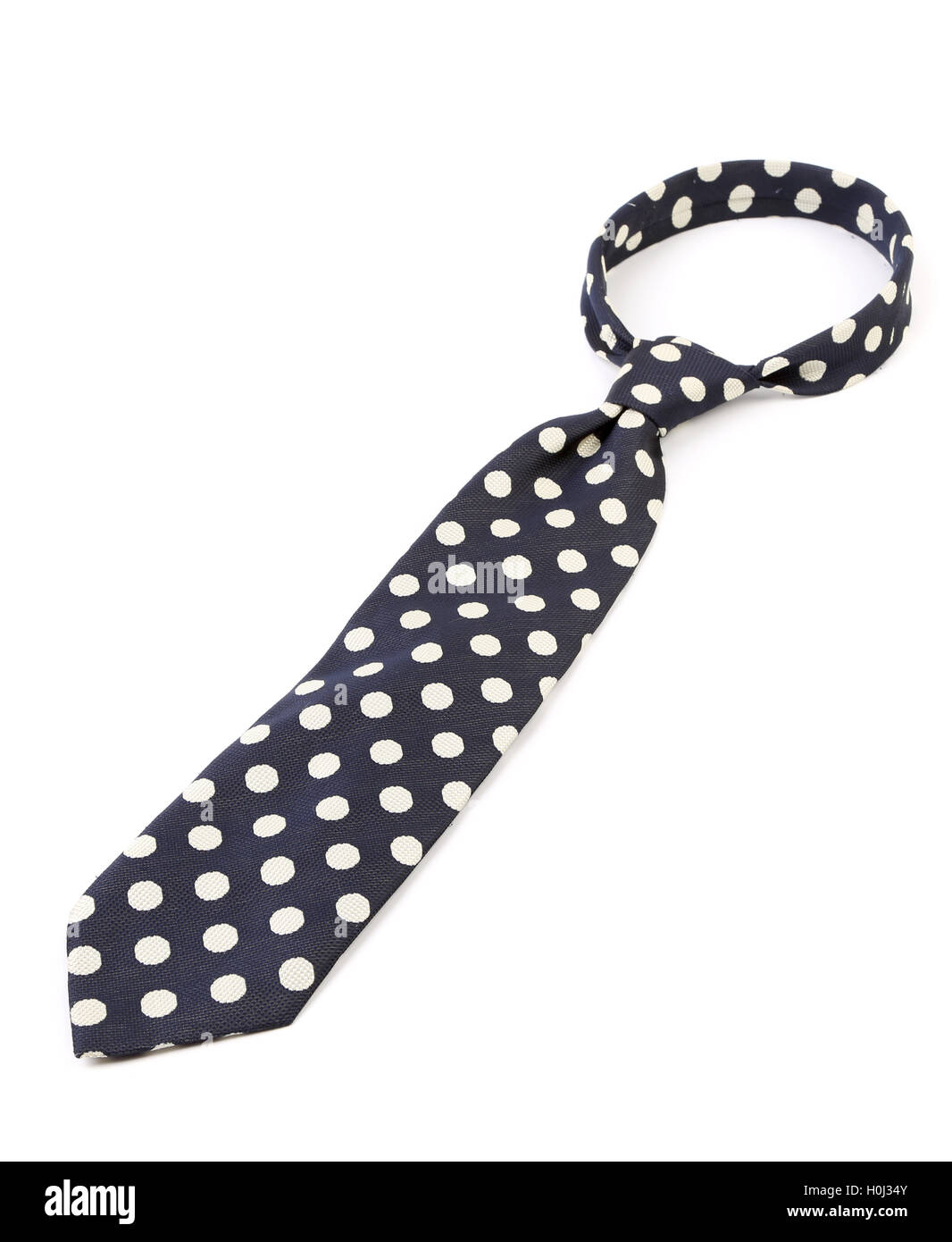 Polka dot necktie. Vertical Stock Photo - Alamy