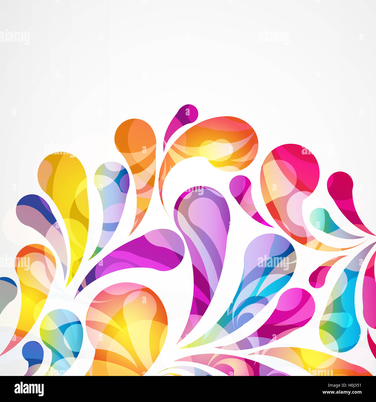 Abstract colorful arc drop background hi-res stock photography and ...