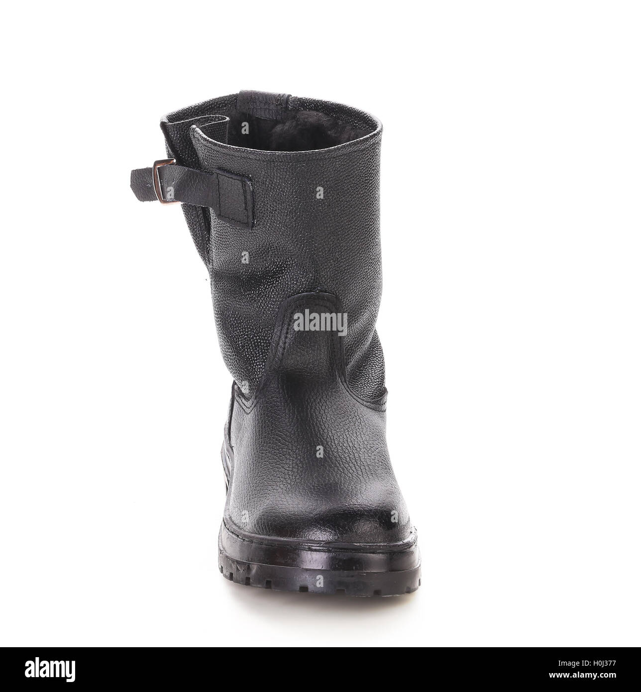 Black sport boot Stock Photo - Alamy