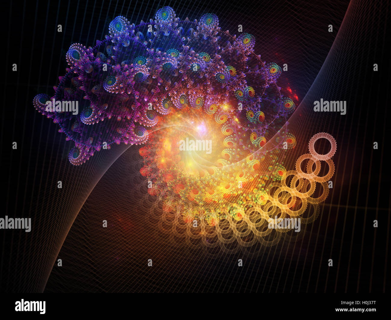 Spiral movement design hi-res stock photography and images - Alamy