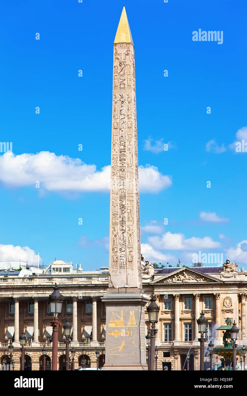 Obelisk in Paris Stock Photo - Alamy