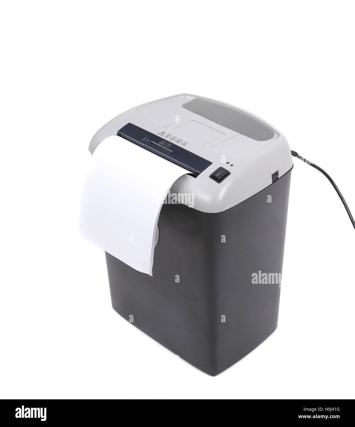 Close up of paper shredder Stock Photo - Alamy