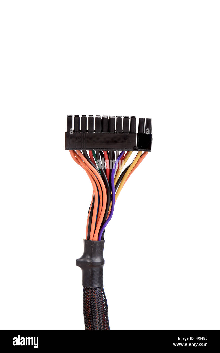 Computer connection plug Stock Photo - Alamy