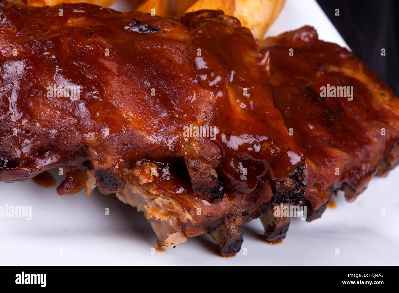Mouthwatering beef ribs hi-res stock photography and images - Alamy