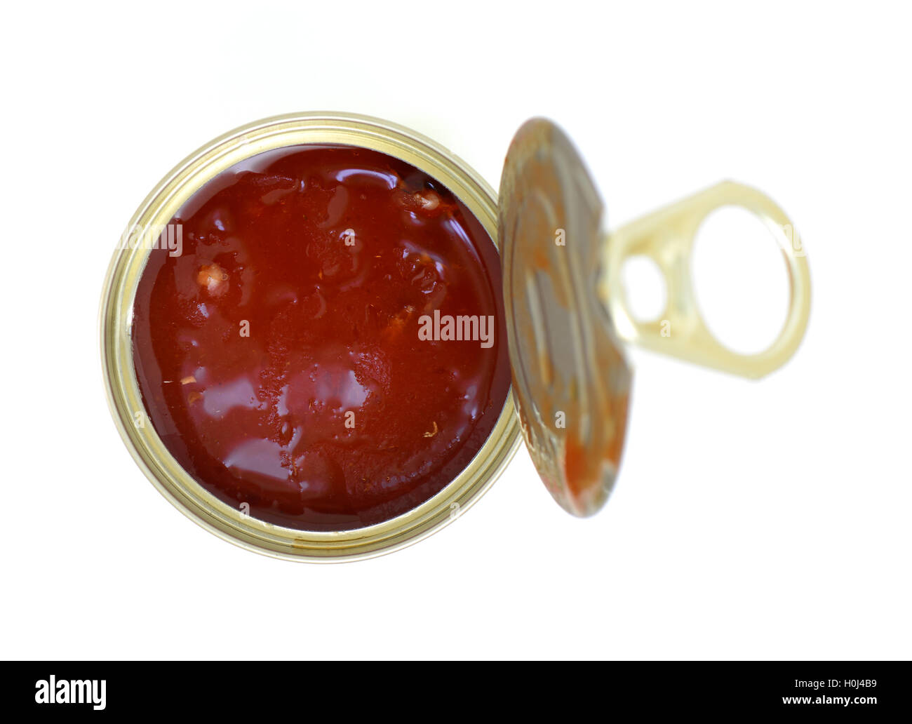 Open Canned Food Stock Photo - Alamy