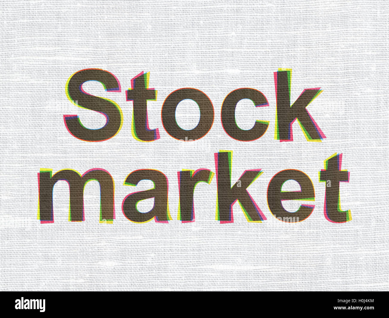 Business concept: Stock Market on fabric texture background Stock Photo ...