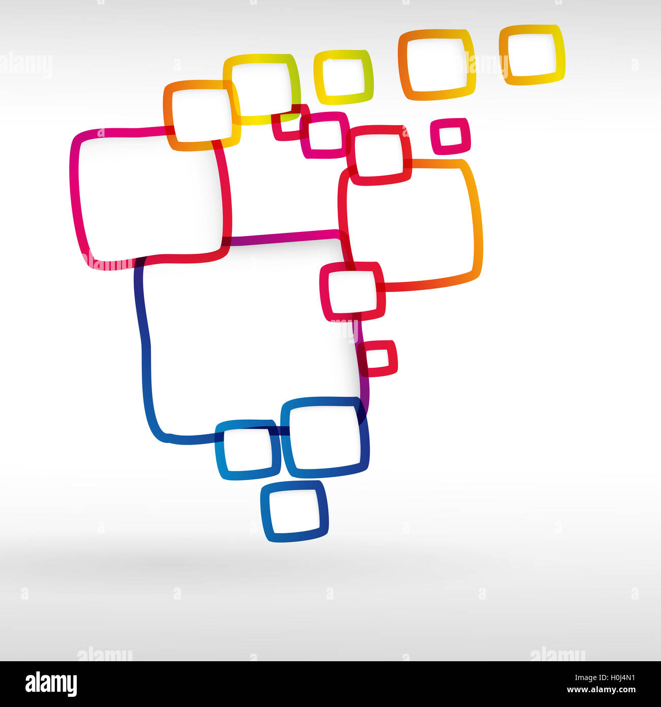 Abstract colorful frame background. Vector Stock Photo - Alamy