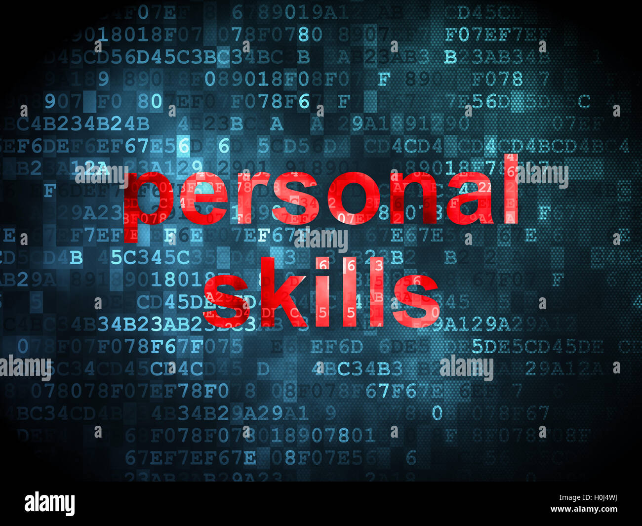 Education concept: Personal Skills on digital background Stock Photo ...