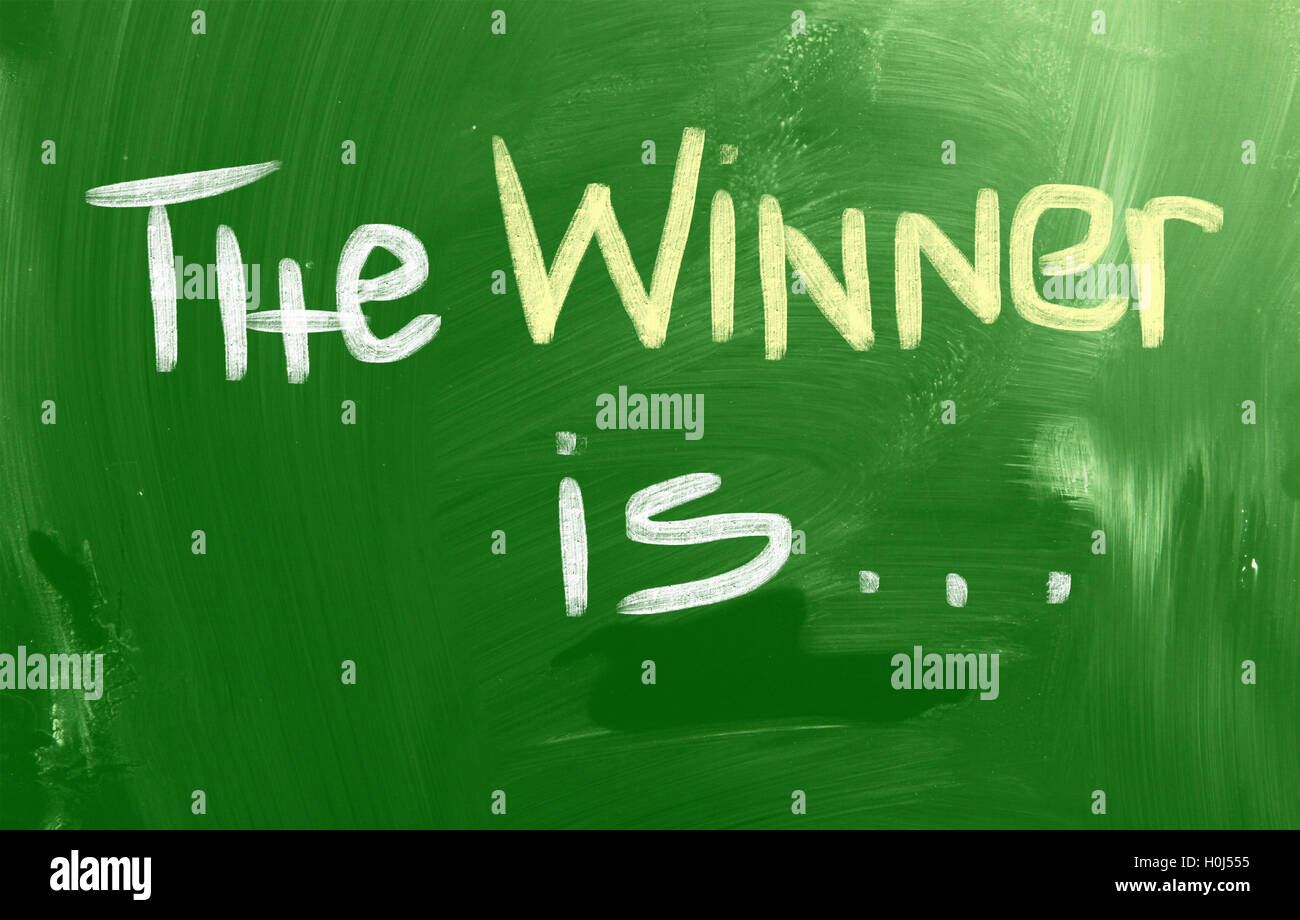 The Winner Is Concept Stock Photo - Alamy