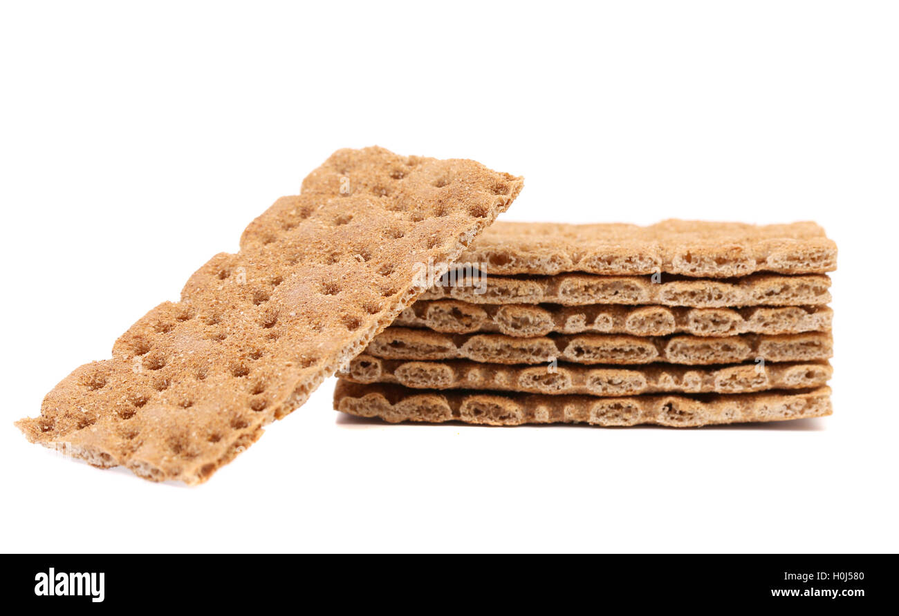 Close up whole grain crisp bread Stock Photo - Alamy
