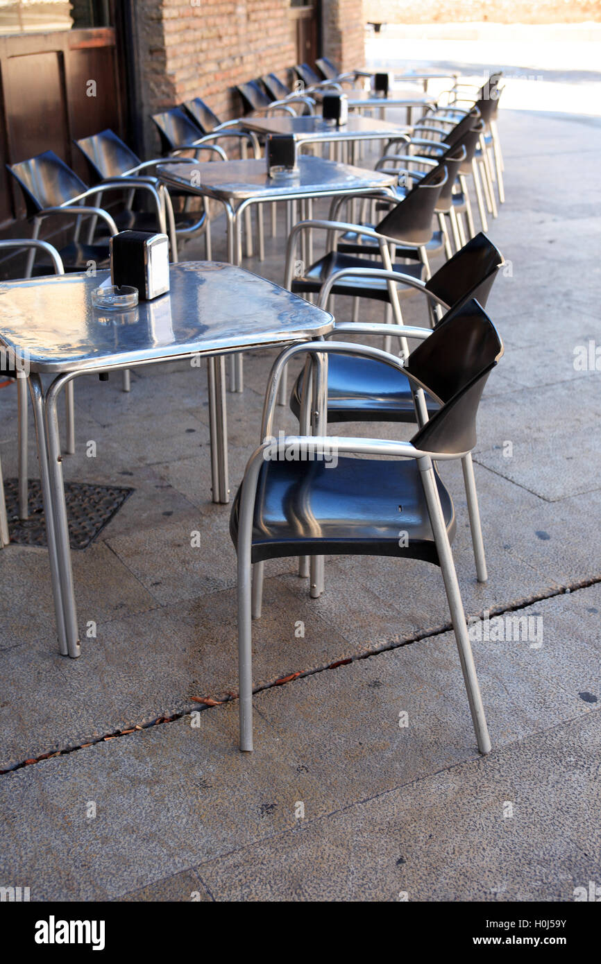 Small Street Cafe Stock Photo - Alamy
