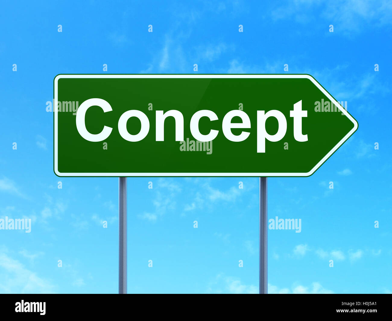 Advertising concept: Concept on road sign background Stock Photo - Alamy