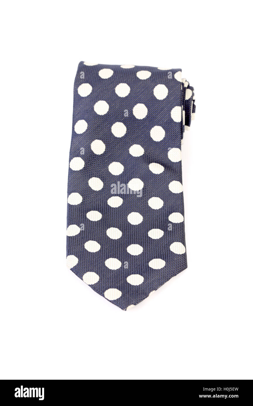 Polka dot necktie. Vertical Stock Photo - Alamy