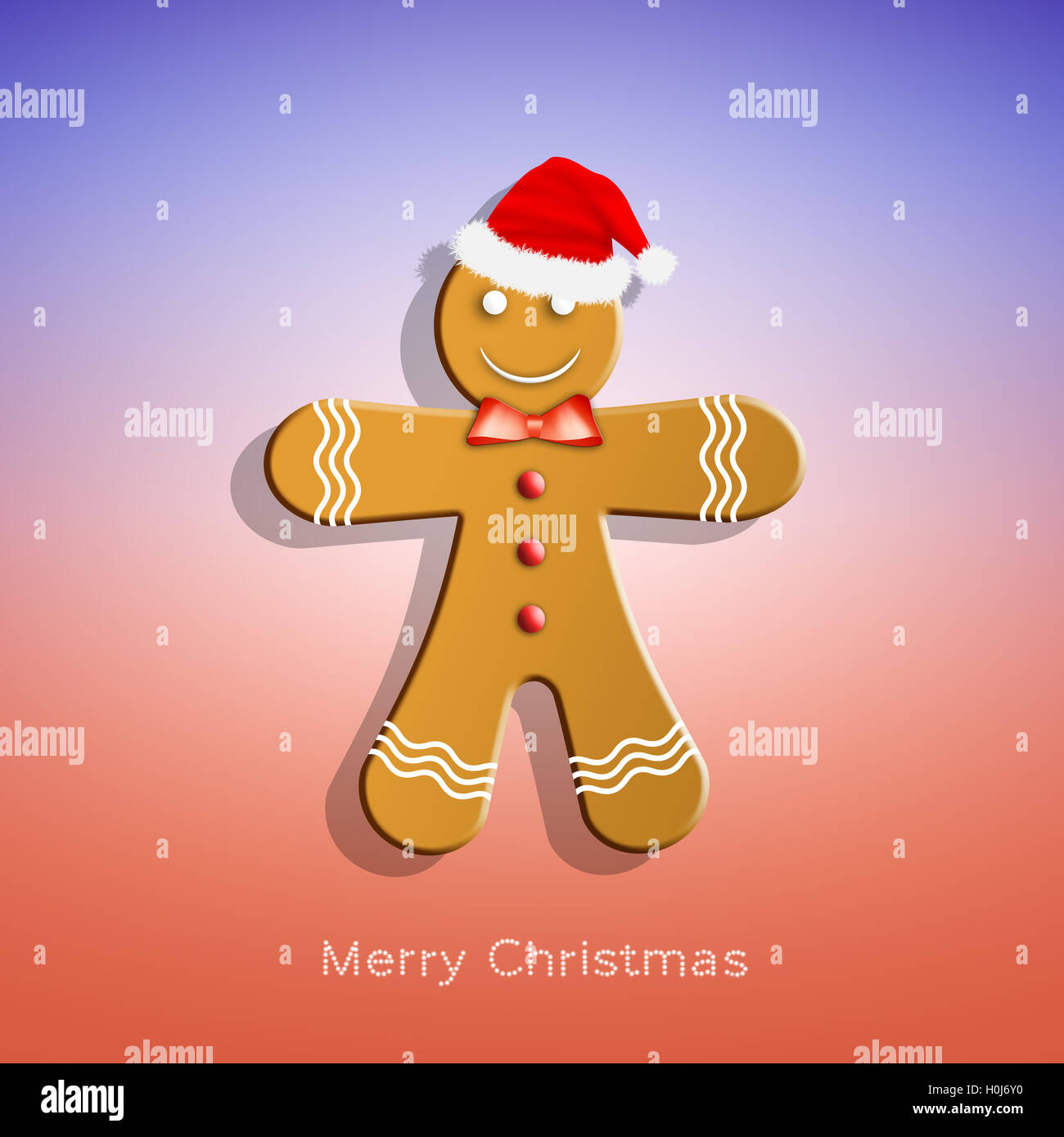 Gingerbread man for Christmas Stock Photo - Alamy