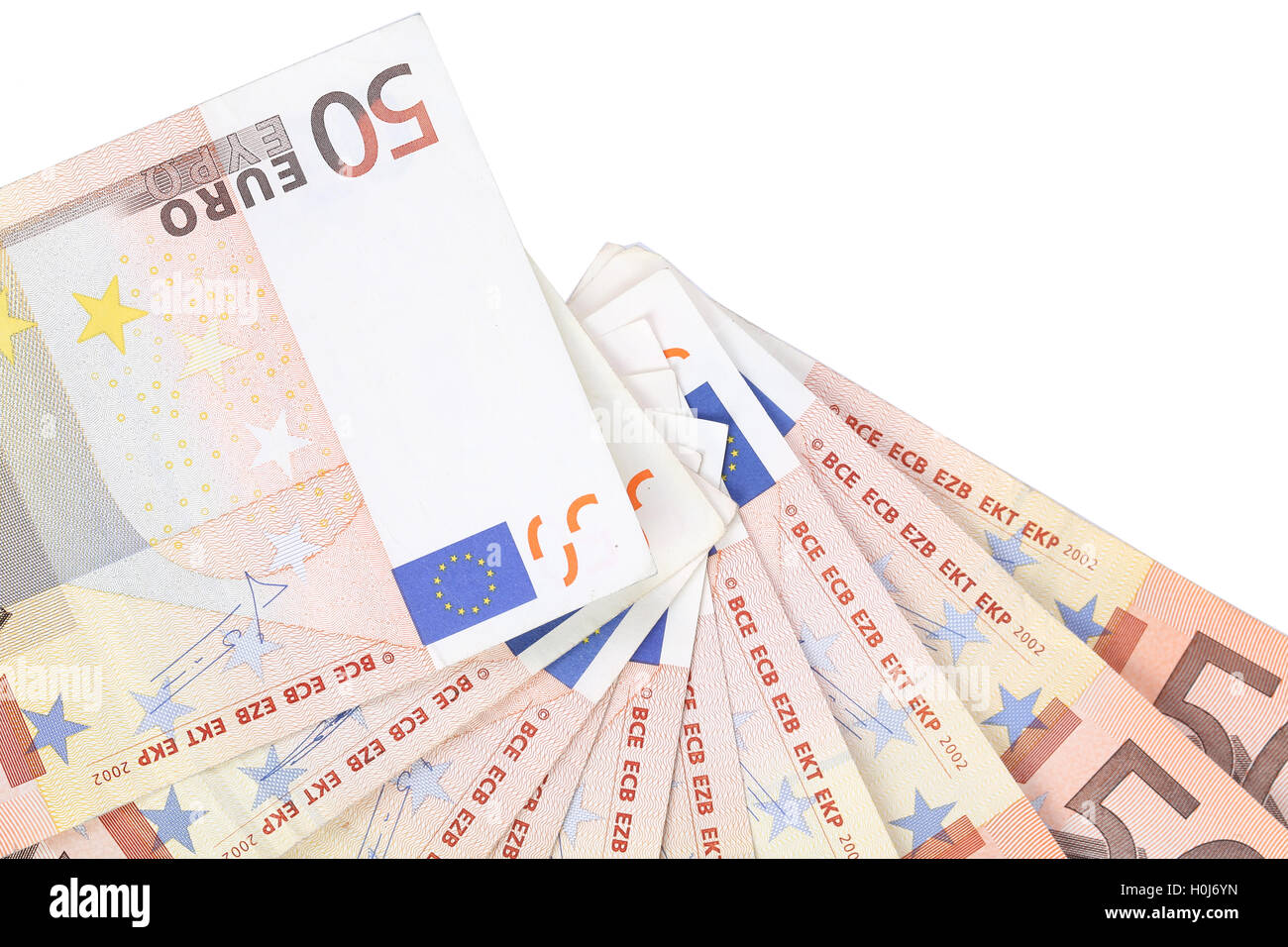 Fifty pound notes fan hi-res stock photography and images - Alamy
