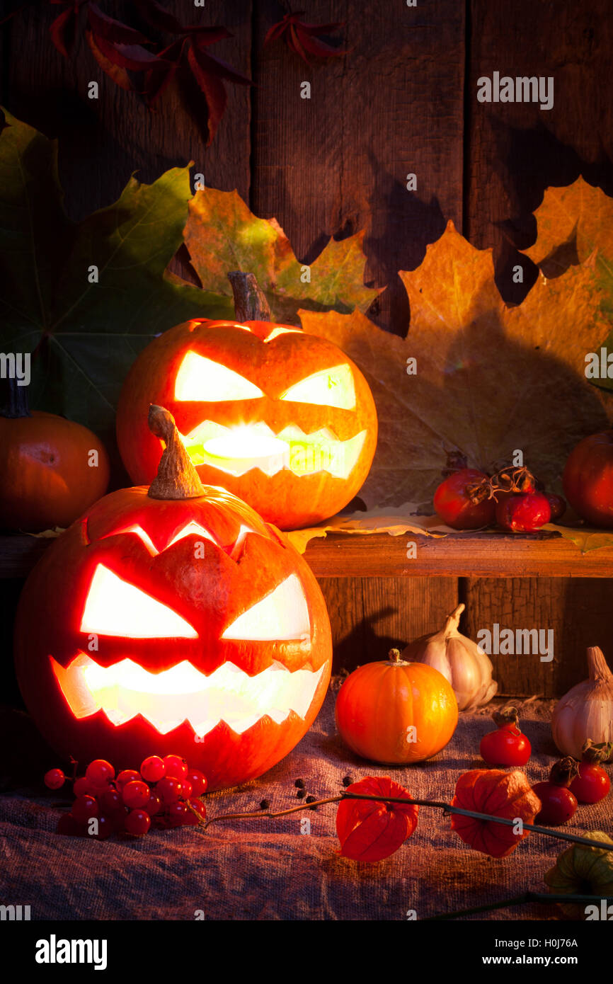 Halloween decoration pumpkin head hi-res stock photography and images ...