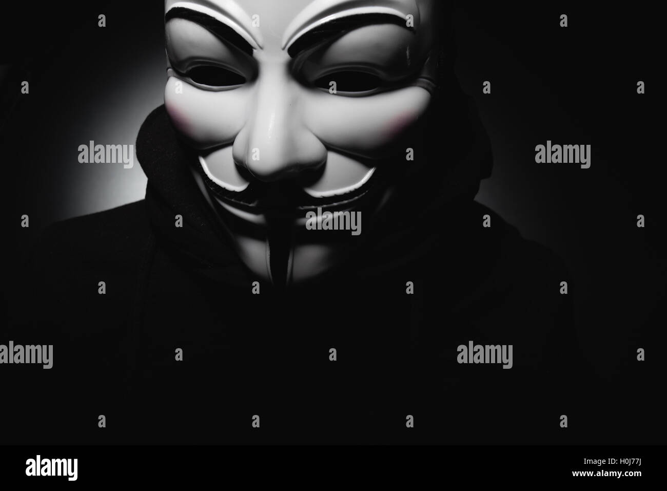 V for vendetta mask white background High Resolution Stock Photography ...