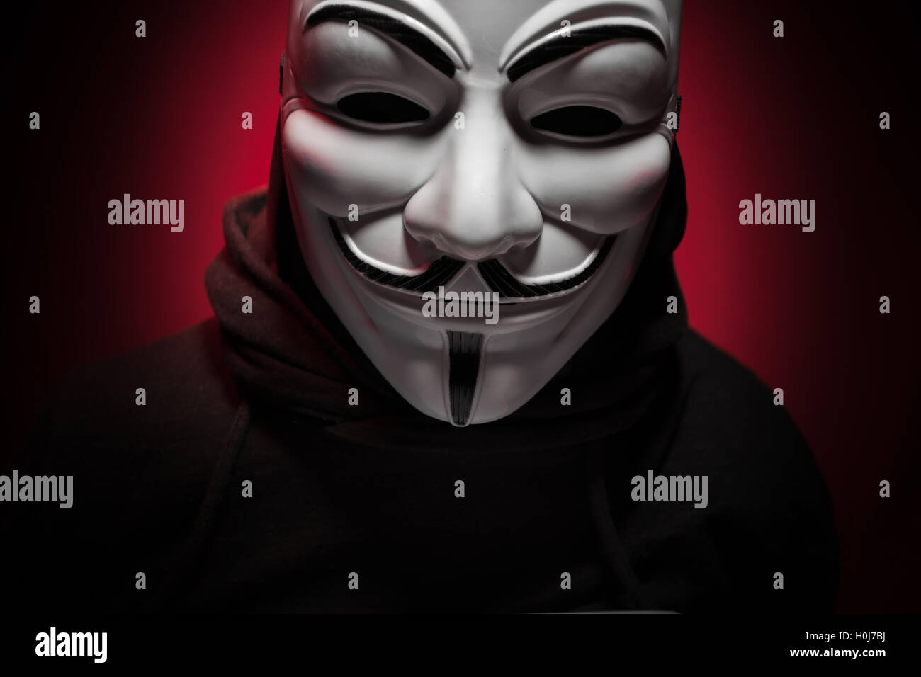 V for vendetta mask white background hi-res stock photography and ...